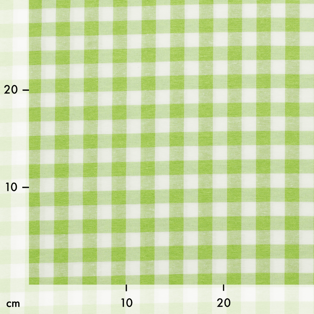 Medium Vichy Chess Fabric - light green – Feira dos Tecidos Online